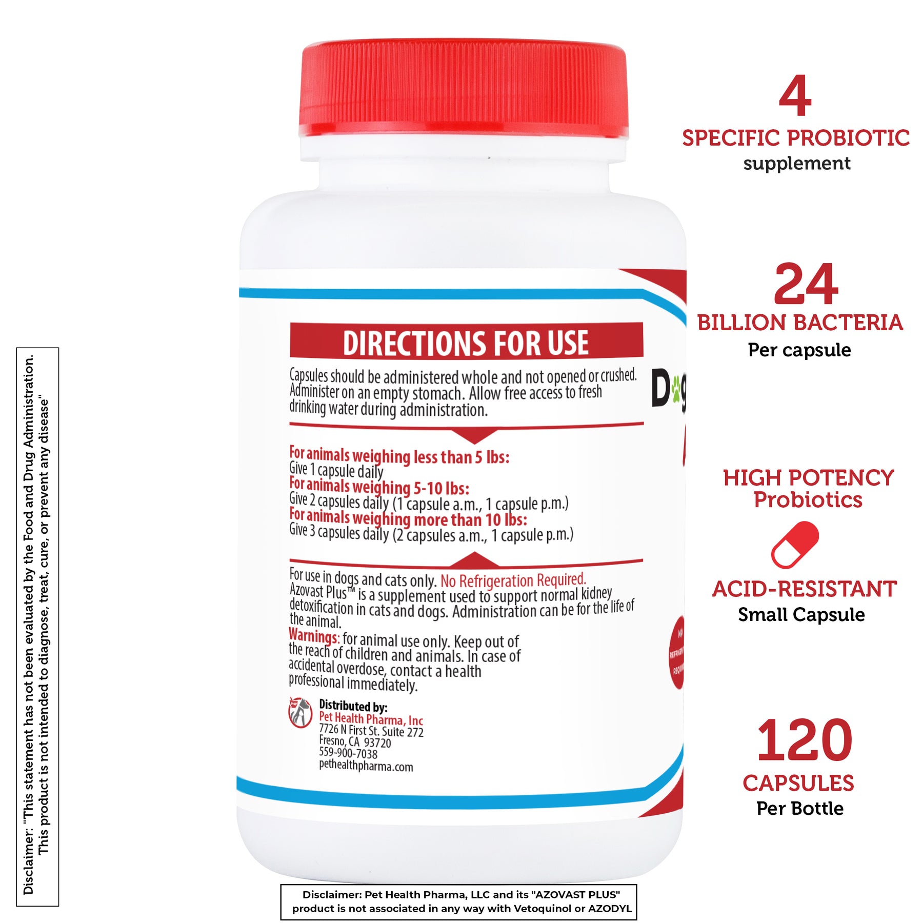 Azovast Plus Capsules for Dogs & Cats (120 Count) – Azovastplus