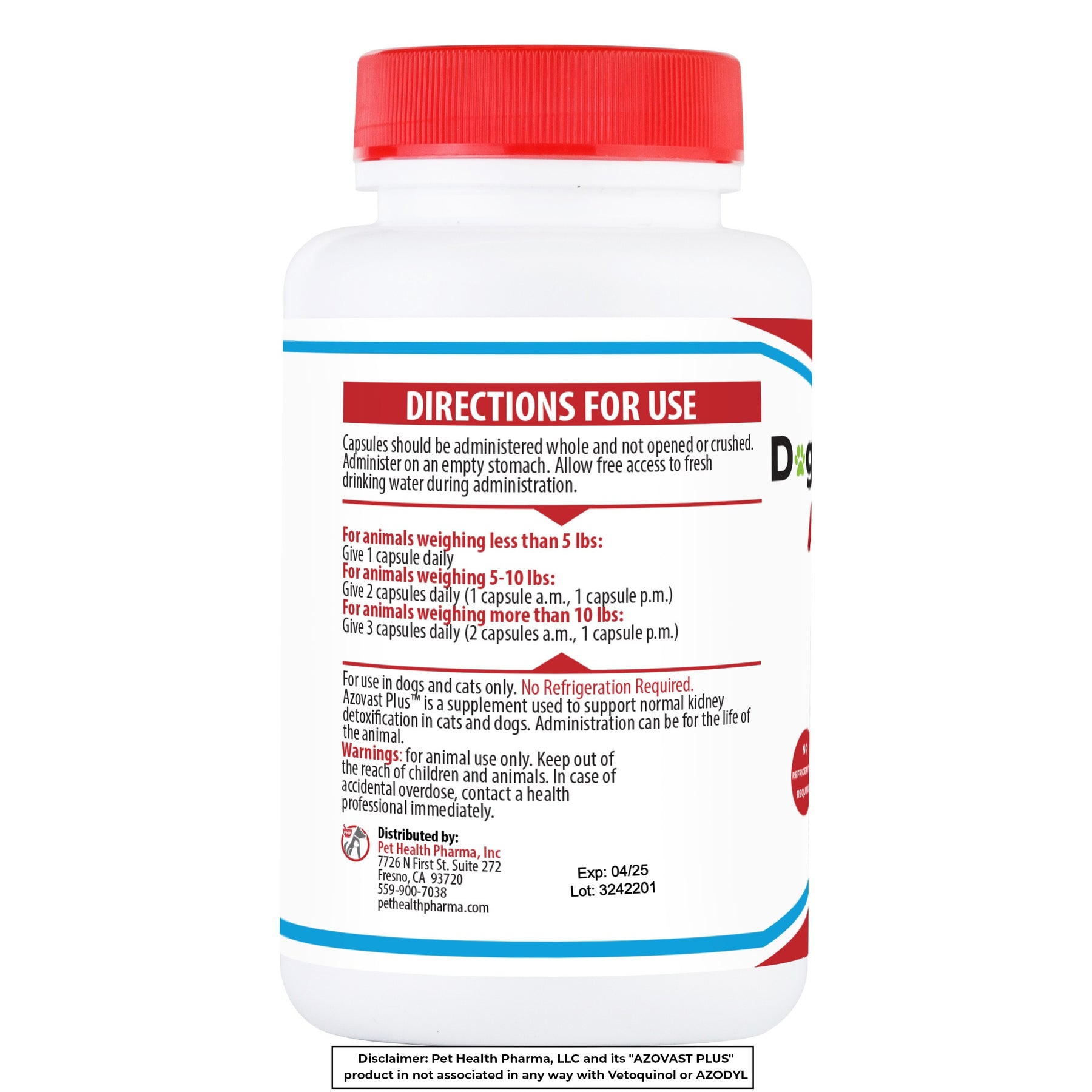 Azovast Plus Capsules for Dogs & Cats (120 Count) – Azovastplus