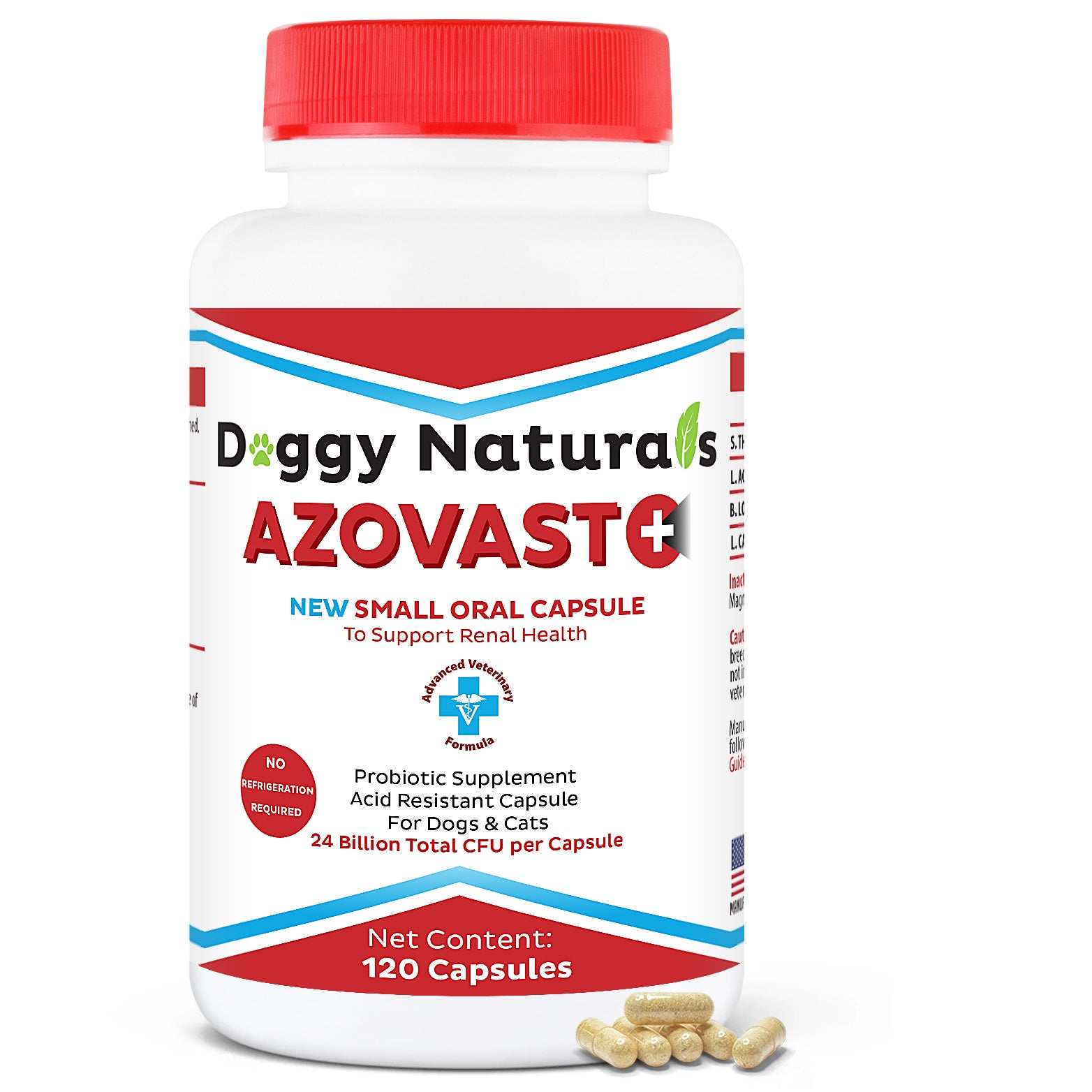 Azovast Plus Capsules for Dogs & Cats (120 Count) – Azovastplus