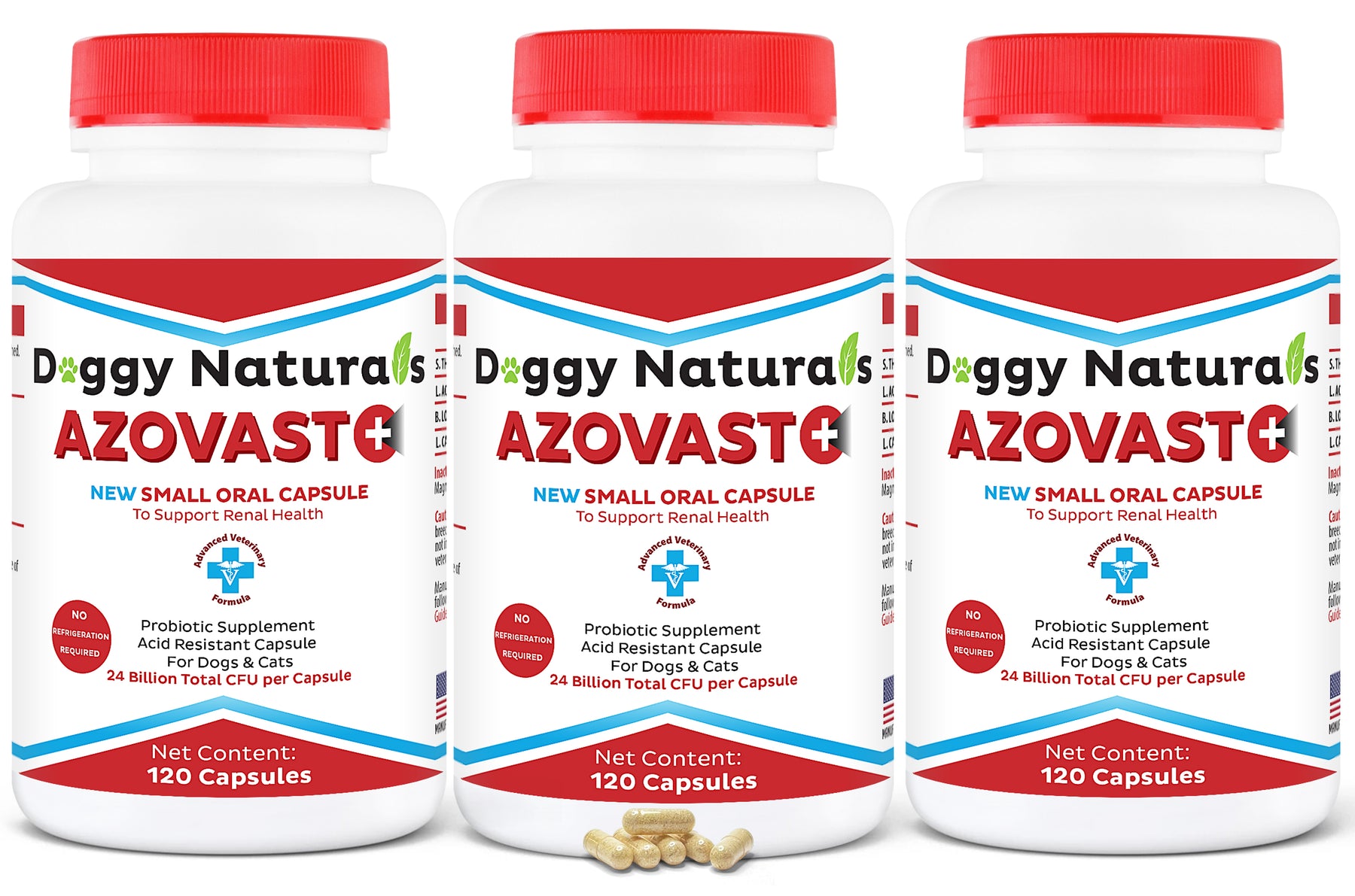 Azovast Plus Capsules for Dogs & Cats (120 Count) – Azovastplus