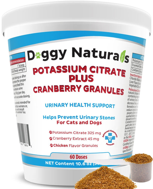 Potassium Citrate Plus Cranberry Granules for Cats and Dogs (300 gm ...